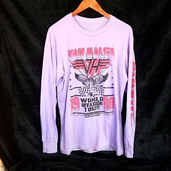 Van Halen | Shirts | Mens Van Halen 98 World Invasion Tour Long Sleeve ...